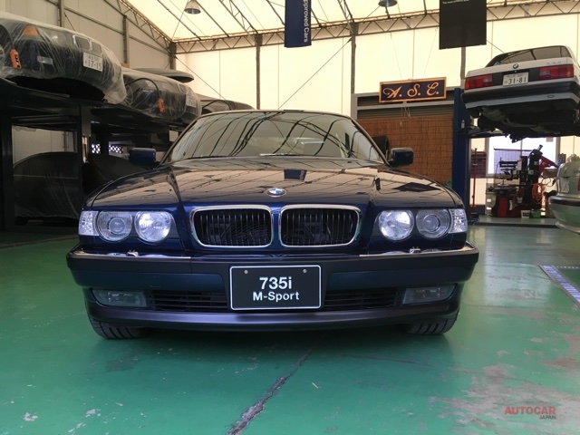 E38型BMW 735Mスポーツ ガレージ保管／走行26500kmの個体が入庫 | スペシャルショップ | AUTOCAR JAPAN
